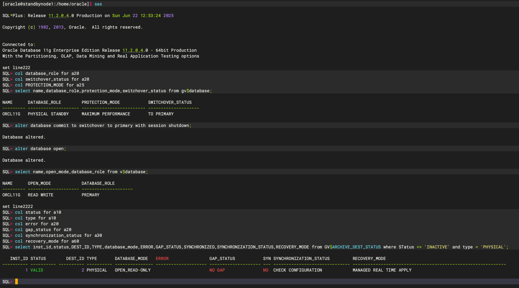 重磅发布：Oracle ADG 一键自动化搭建脚本 - 墨天轮