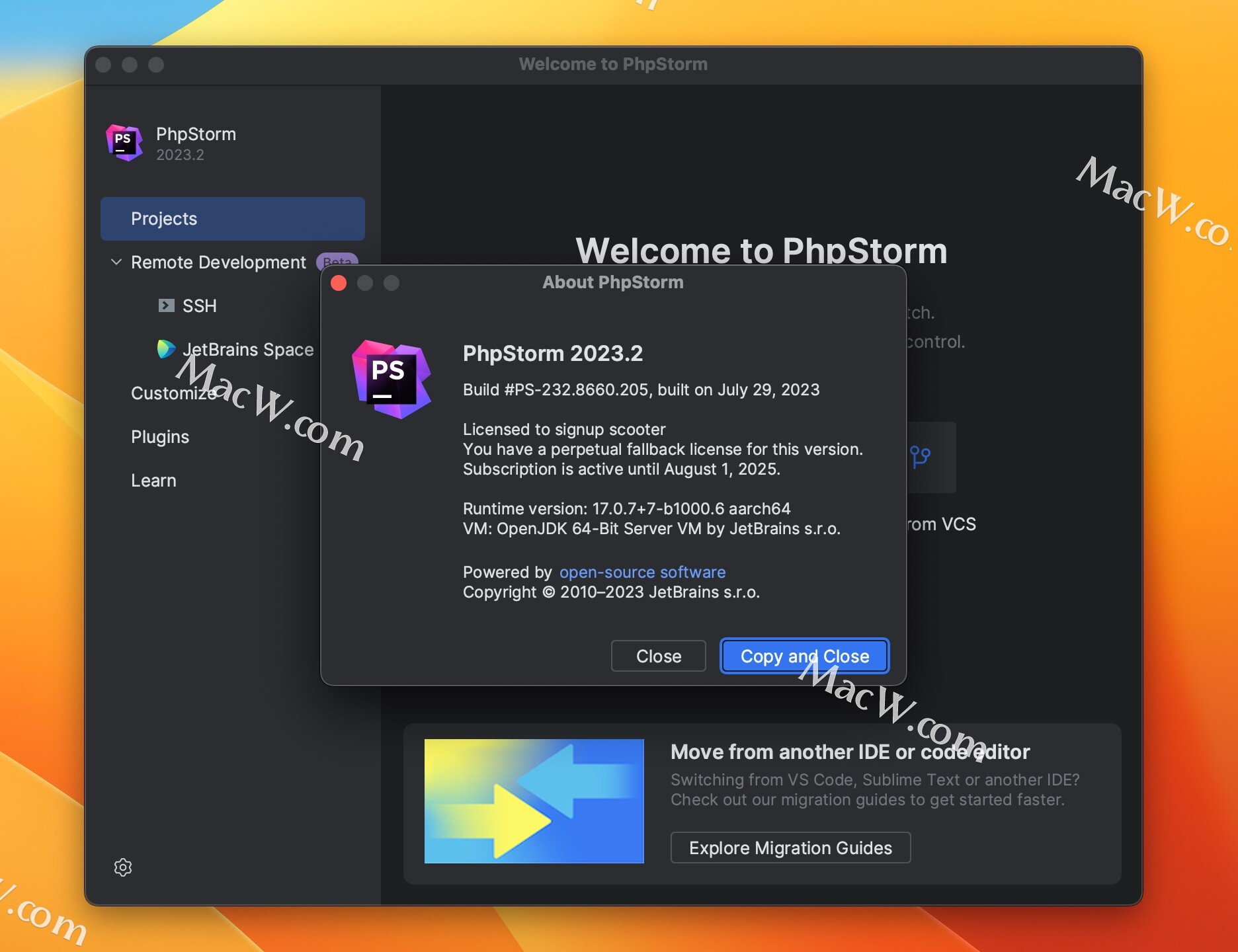 PHP集成开发PhpStorm破解中文版 苹果M1芯片下载安装PhpStorm2023版 - 墨天轮