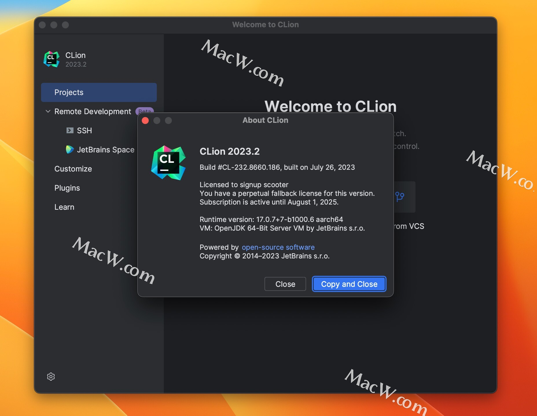 永久激活CLion 2023中文版 CLion 2023 for Mac破解安装 附 注册码 - 墨天轮